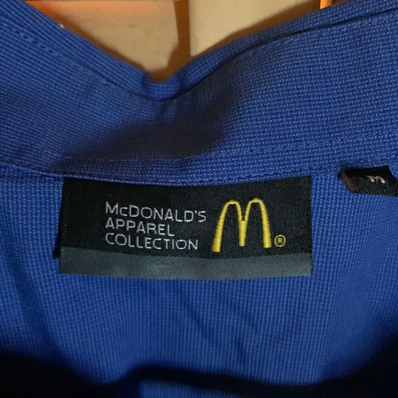 McDonald's | Tops | Mcdonalds Long Sleeve Work Shirt Lightweight Gently ...